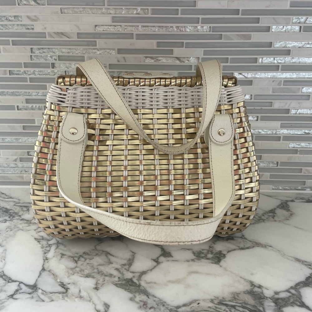 Kate Spade Wicker Basket Bag - Gem